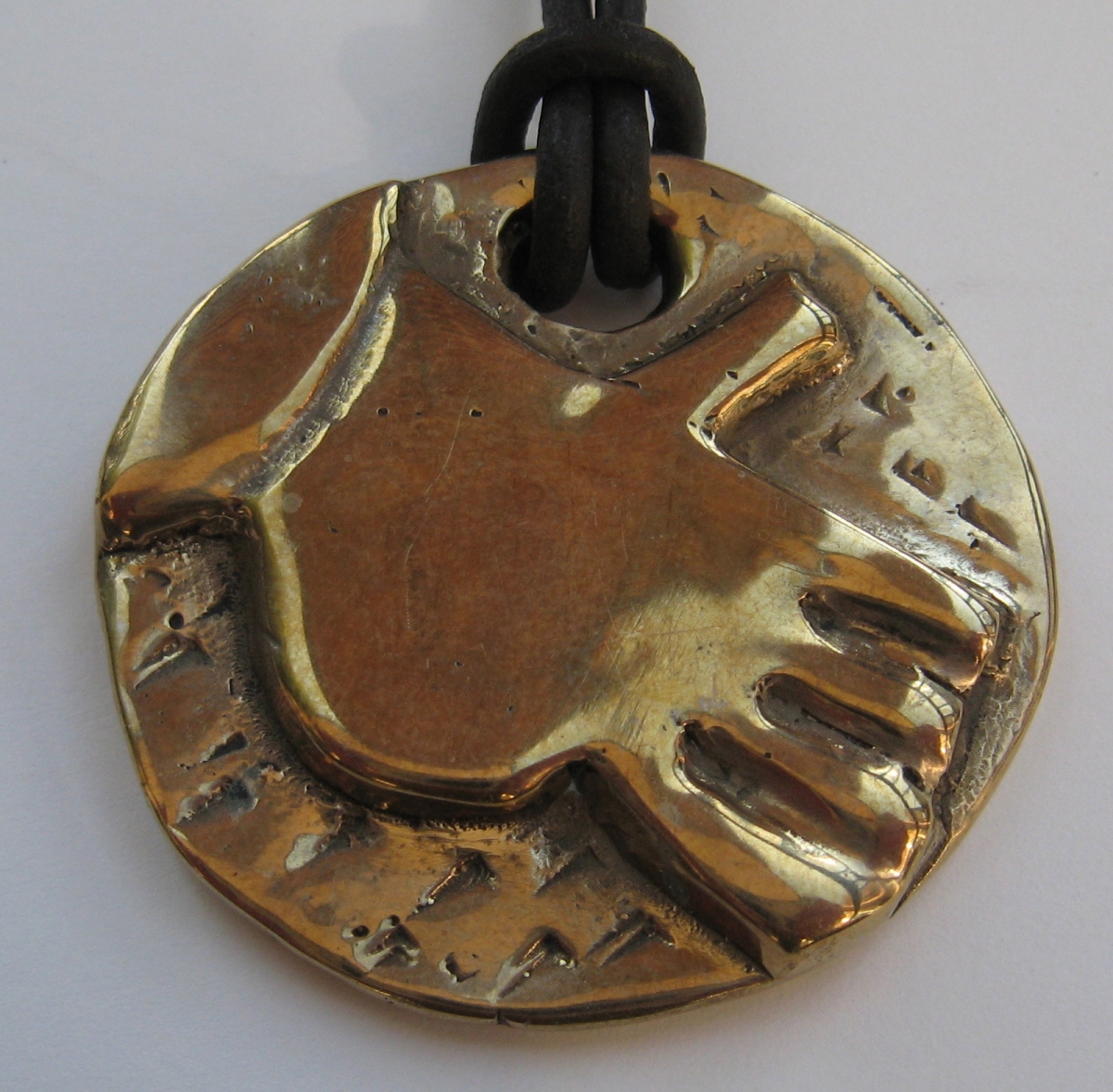 Hanukkah gift•Jewelry•Necklace-Jewish Art+Hebrew-Judaica•Hand of God ...